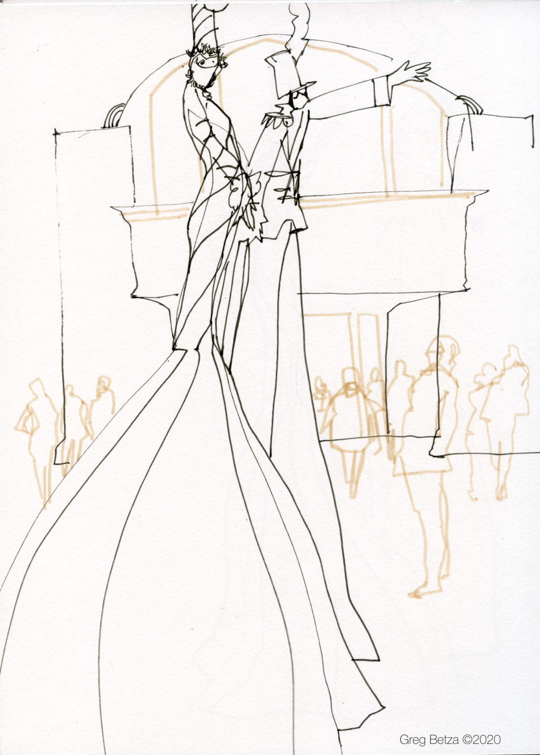 Holiday Stilt Walkers